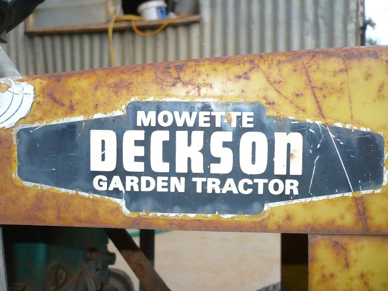 Mowette Deckson Mower – IMGMustang020 | Vintage Horticultural and ...